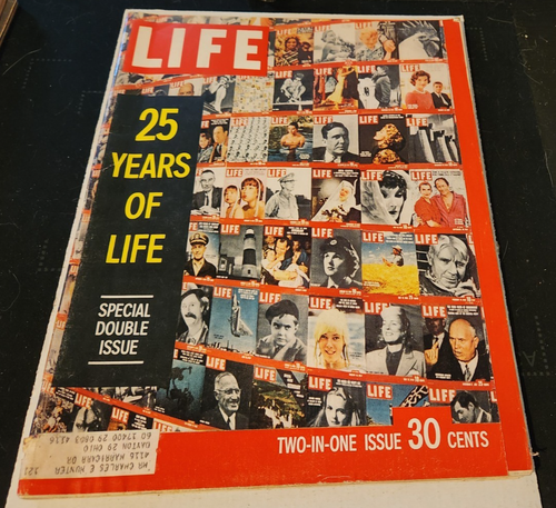 DECEMBER 25, 1960 LIFE MAGAZINE 25 YEARS OF LIFE SPECIAL DOUBLE ISSUE ...