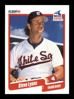 539 Steve Lyons White Sox 1990 Fleer Baseball Sports Trading Card | eBay