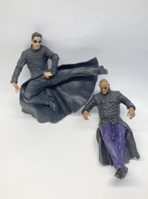 The Matrix Reloaded Figures Neo Chateau And Morpheus Chair 2003 ...