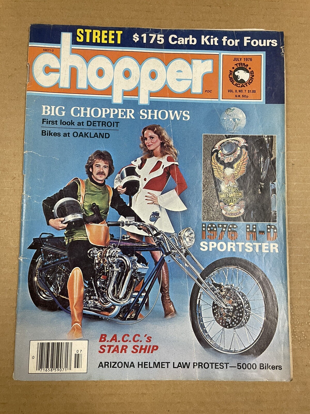 Street Chopper Magazine July 1976 Vintage Motorcycle | eBay