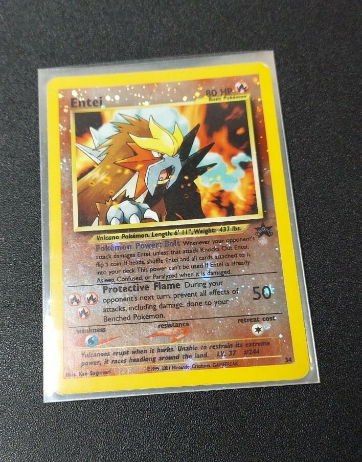 NM JAPANESE Pokemon ENTEI Card NEO DISCOVERY Premium File 2 PROMO #244 ...