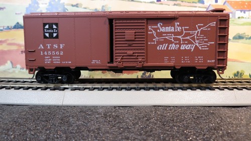 HO - Athearn 5013 - 40' S/D Box Car, ATSF All The Way/Chief From Kit ...
