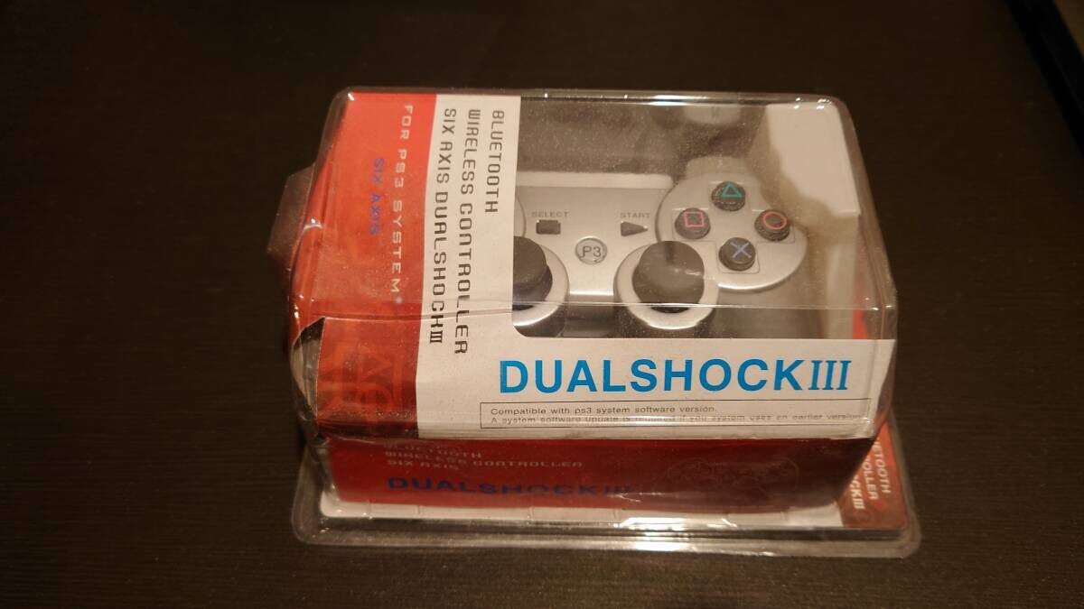 SONY PS3 DUALSHOCK3 Satin silver Wireless controller Playstation 3 ...