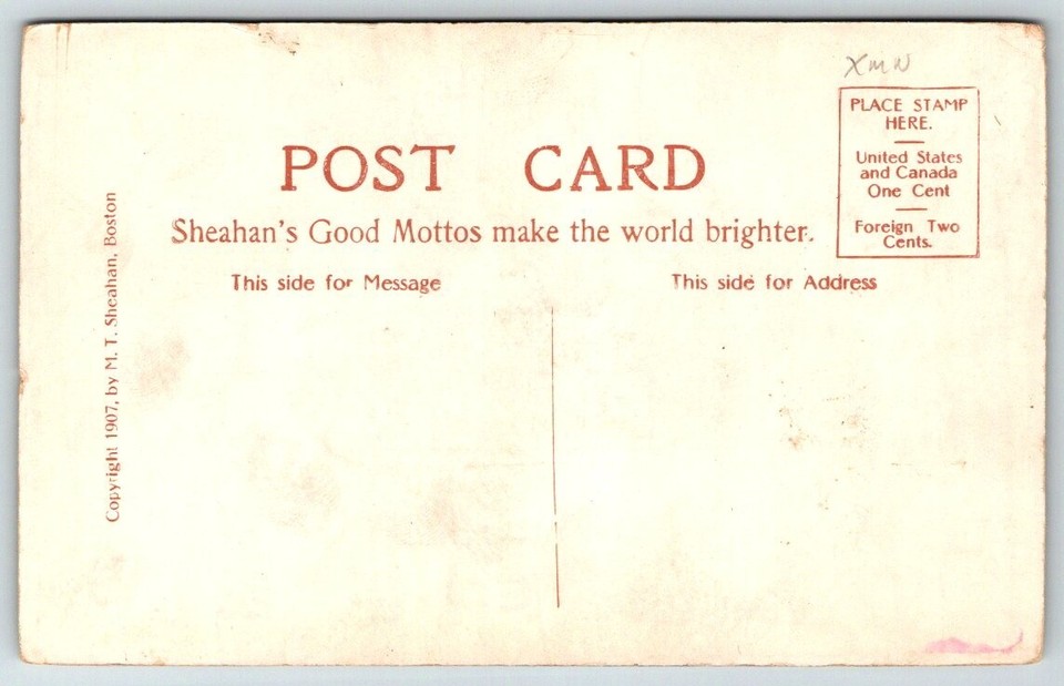 1907 Freemason's Masonic Postcard | eBay