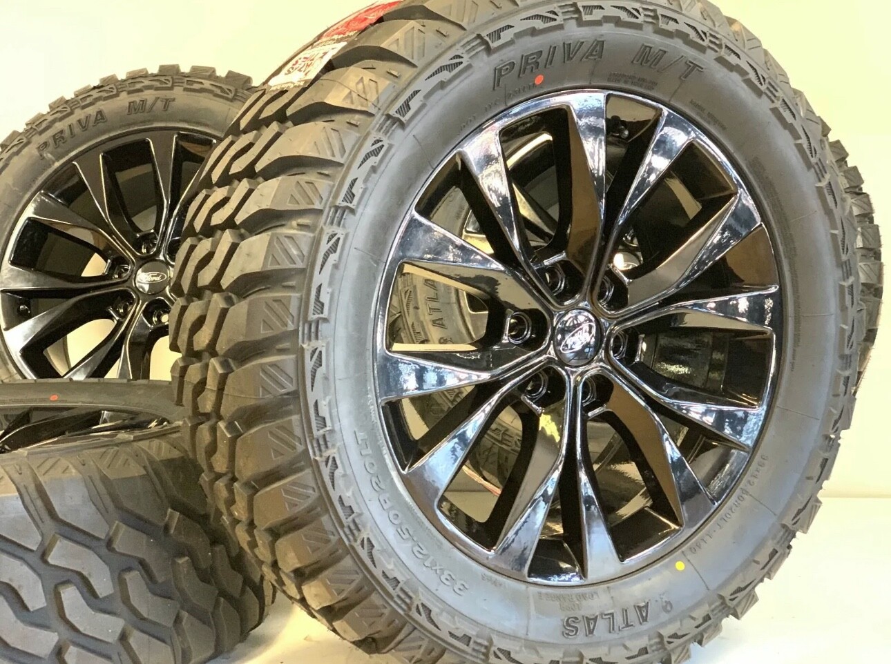 20" OEM Factory Ford F-150 King Ranch BLACK WHEELS RIMS TIRES OFF-ROAD ...