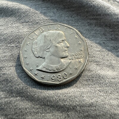 1980 D Susan B Anthony Liberty *One Dollar Coin* Circulated Rare | eBay