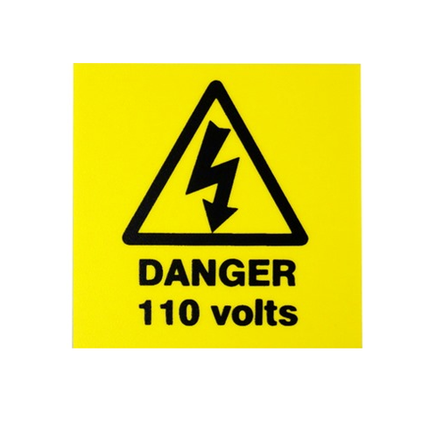 Electrical Warning Stickers Danger 110V 230V 400V 440V Pass & Fail ...
