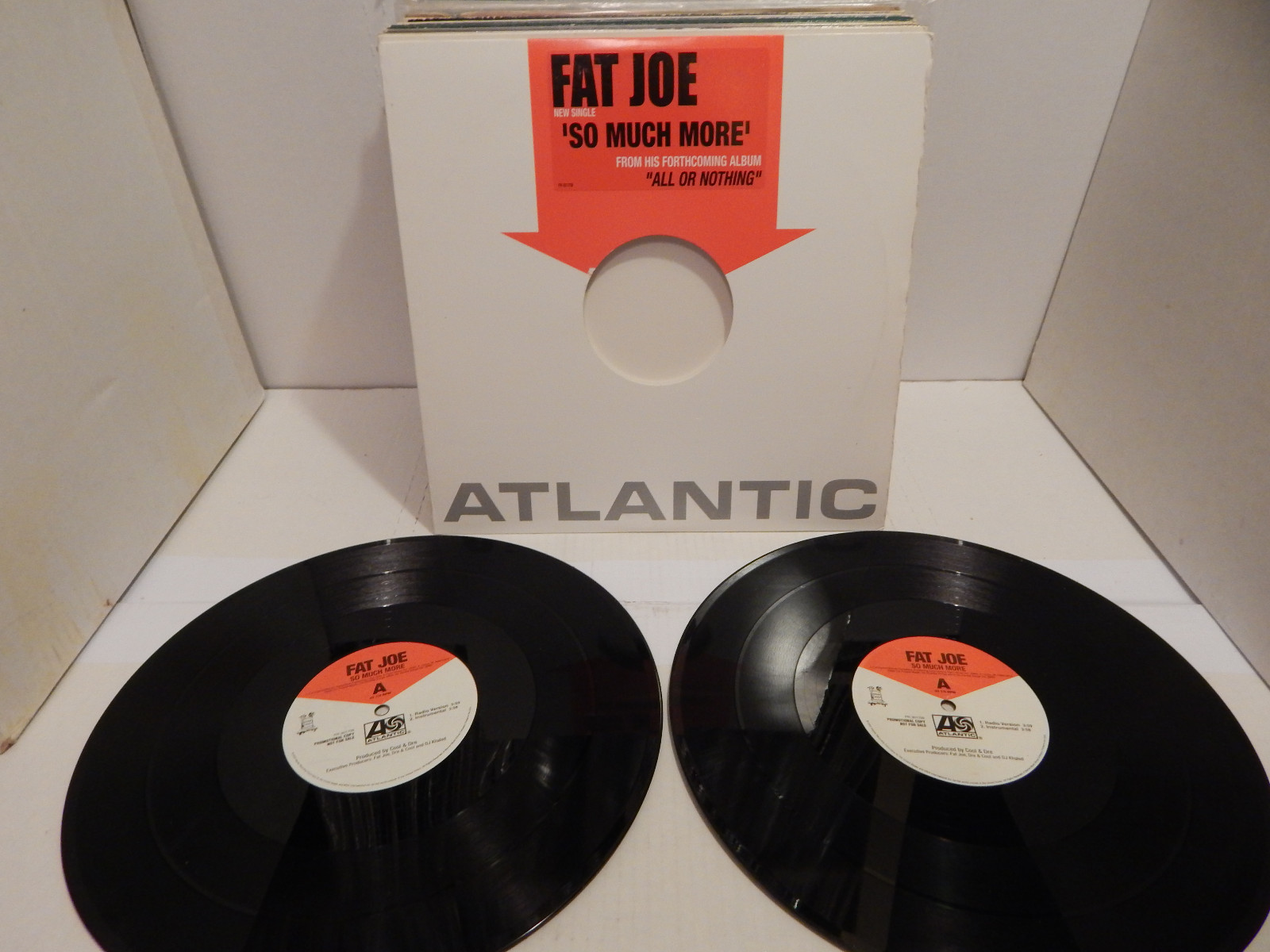FAT JOE So Much More DJ Promo 12" 33 Cool and Dre Double 2 Record Set ...