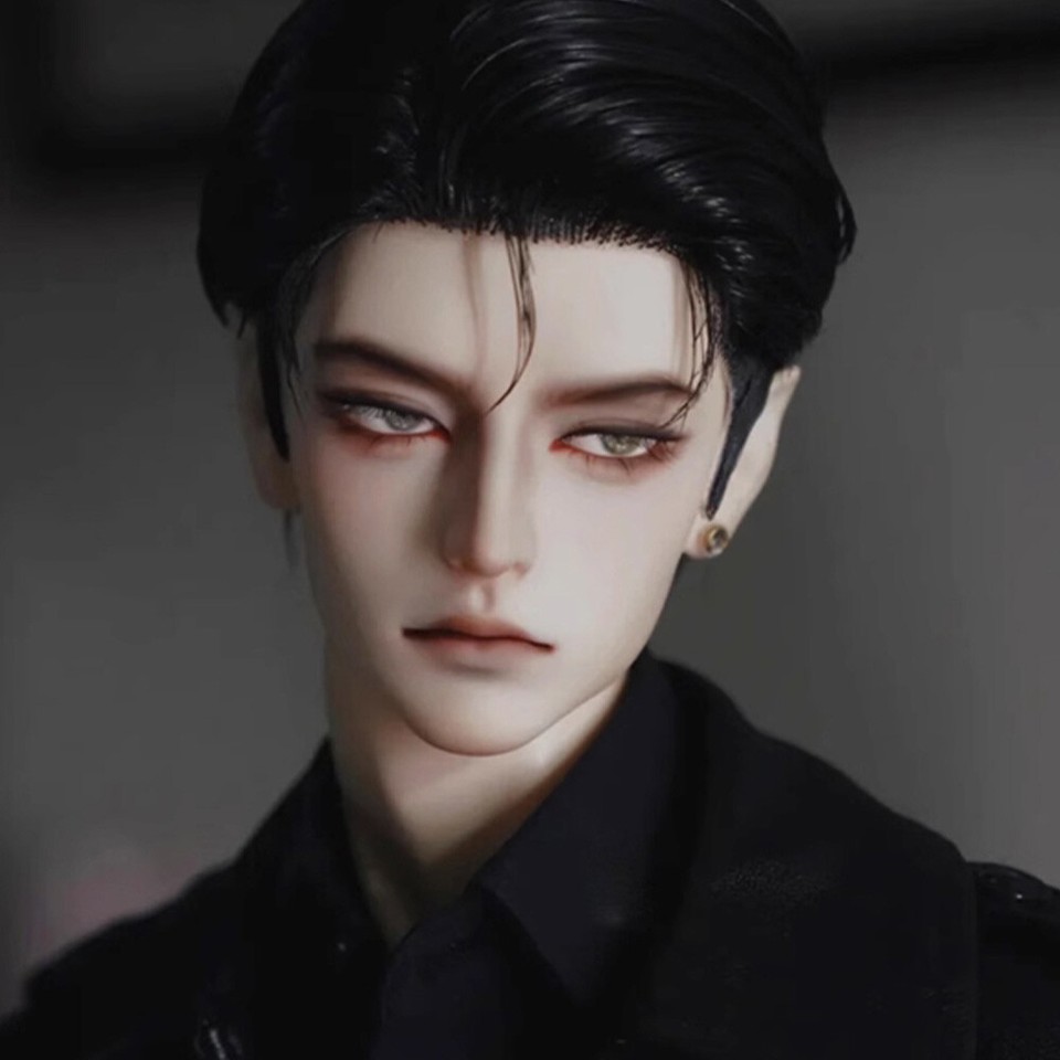 1/3 BJD Doll Uncle Handsome Man Male Body Eye with Faceup Resin Joints ...