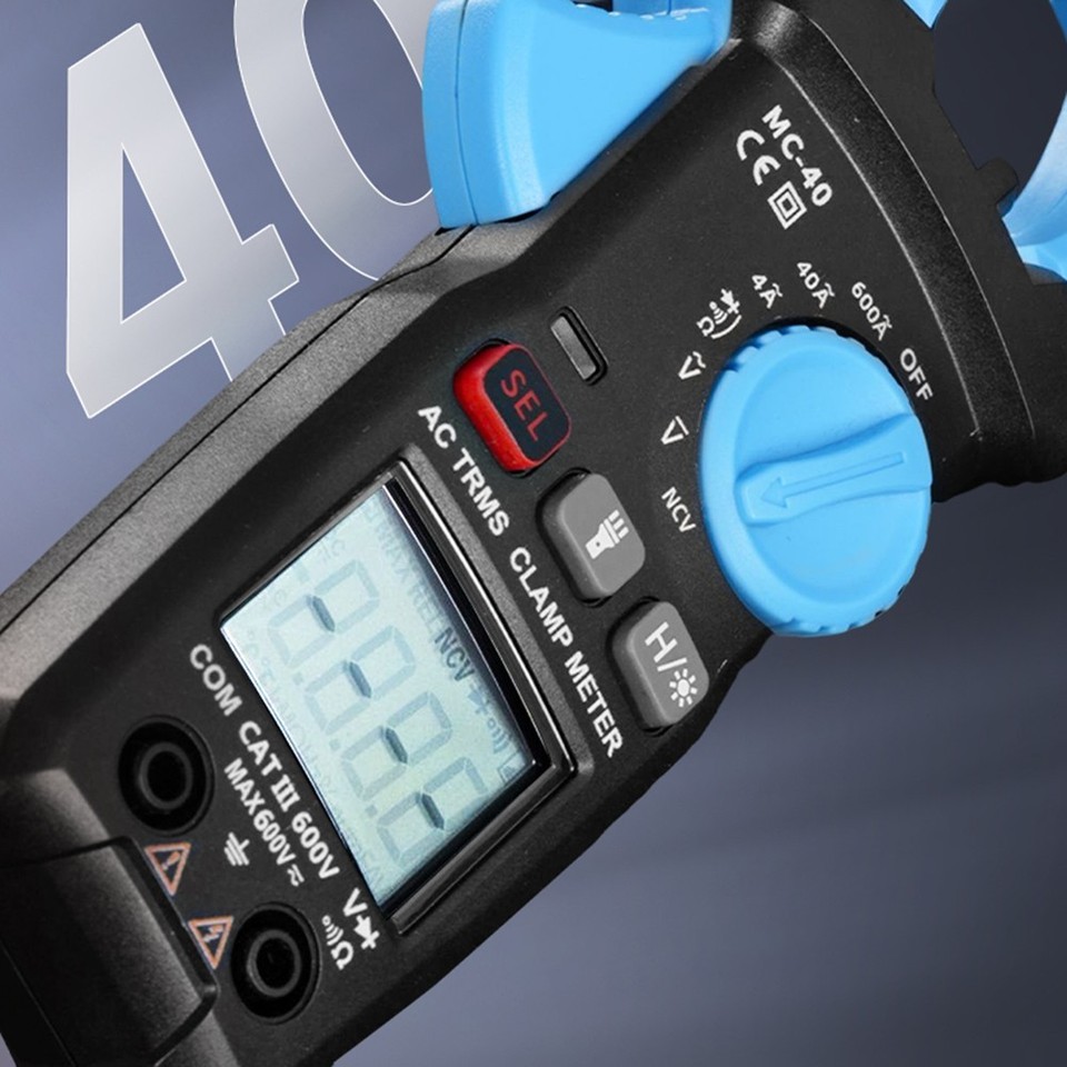 MC40 Digital Clamp Meter Built to Handle Demanding Electrical Loads ...