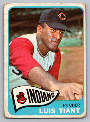 1965 TOPPS #145 LUIS TIANT INDIANS ROOKIE | eBay