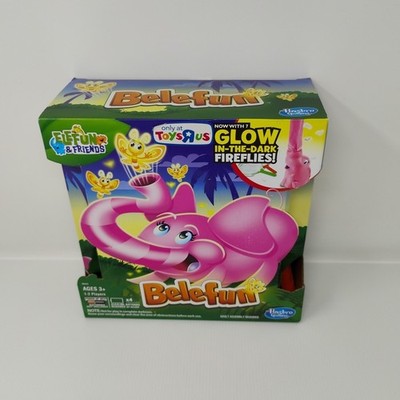 BELEFUN Elefun Butterfly Catching Game PINK Elephant Glow In The Dark ...