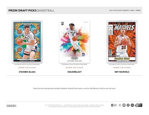 Baylor Scheierman - 2024 Prizm Draft Picks Basketball Hobby - 8X Box ...