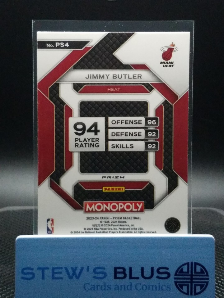 2023-24 Panini Prizm Monopoly Jimmy Butler Purple Wave Heat | eBay
