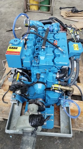 SABB L3 186 , 39 HP Marine Diesel Engine with 2.63 HBW50 Hurth ...