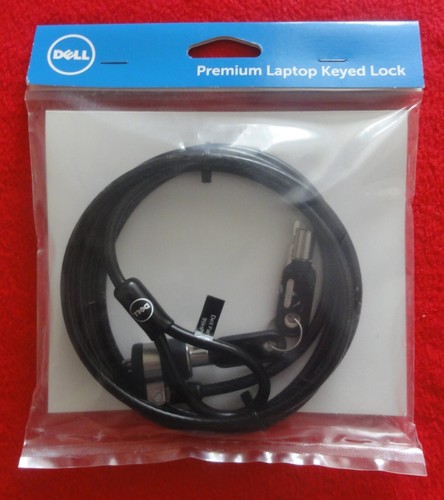 DELL PREMIUM Laptop Keyed Kensington Lock with 2 keys - New - Original ...