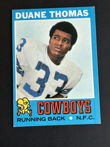 1971 Topps Football #65 Duane Thomas EX/EX+ Dallas Cowboys West Texas ...