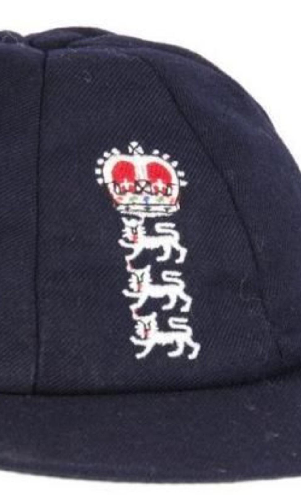New Trad. Style England 1970s Navy Blue Woollen Cricket Caps, L & XL ...