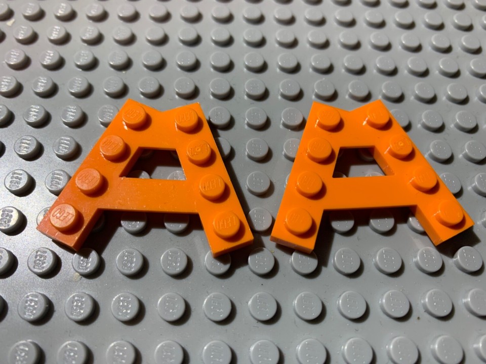 LEGO Parts 15706 (2pcs) Wedge, Plate A-Shape w 2 Rows 4 Studs Choose ...