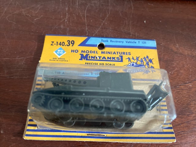 Roco HO Minitank Z 140 Tank Recovery Vehicle T 121 MINT Military WWII ...