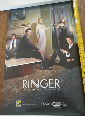 Ringer CW Sarah Michelle Gellar Comic Con US Promo Poster Print 2011 | eBay