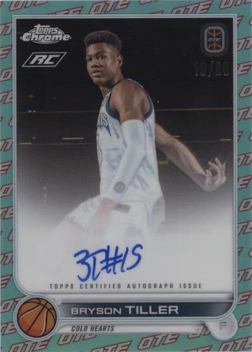 2022-23 Topps Chrome OTE Overtime Elite - Bryson Tiller #CA-BT3 for ...