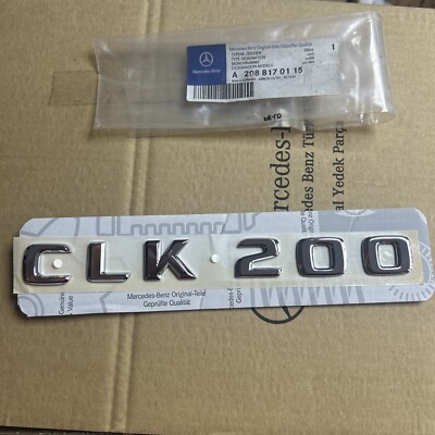 A2088170115 Mercedes-Benz C208 CLK200 Rear badge trunk logo emblem ...