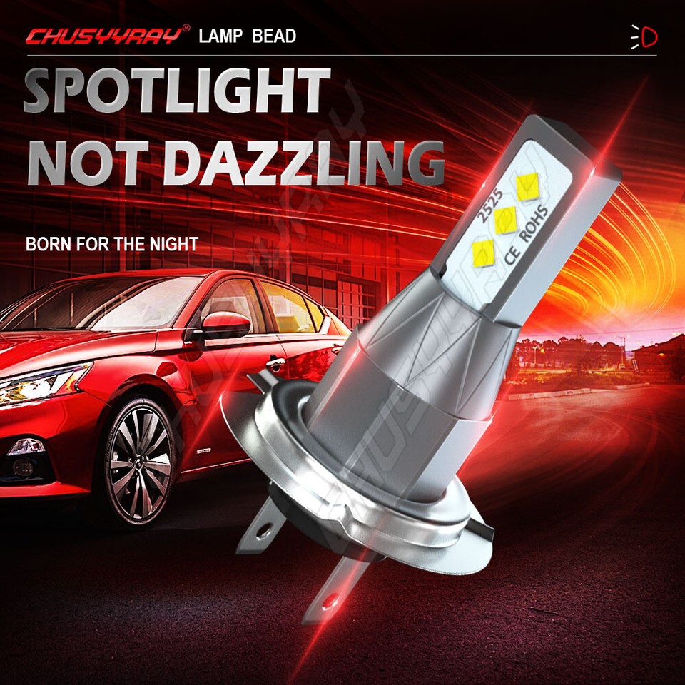 High Power HID LED Headlight H7 Bulbs for Yamaha YZF-R6 R6S 2003-2016 ...