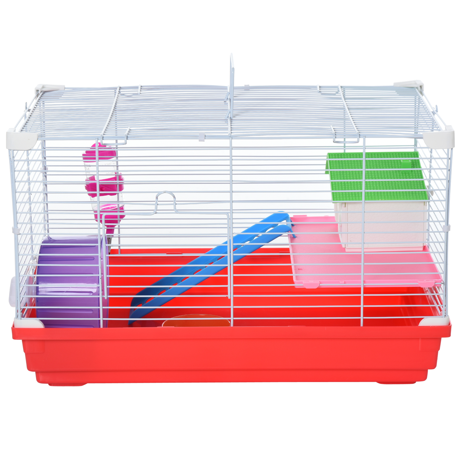 Hamster Cage Small Pet Animal Travel Cage Box Double Layers with ...