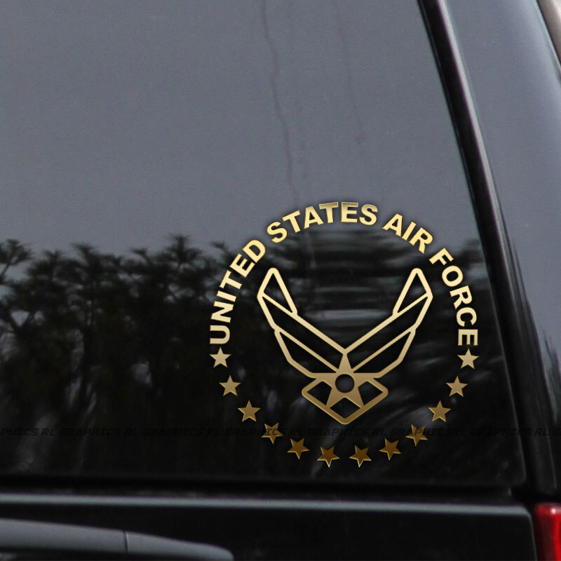 Air Force Decal Sticker Veteran Retired Military Car Truck Window Wall ...