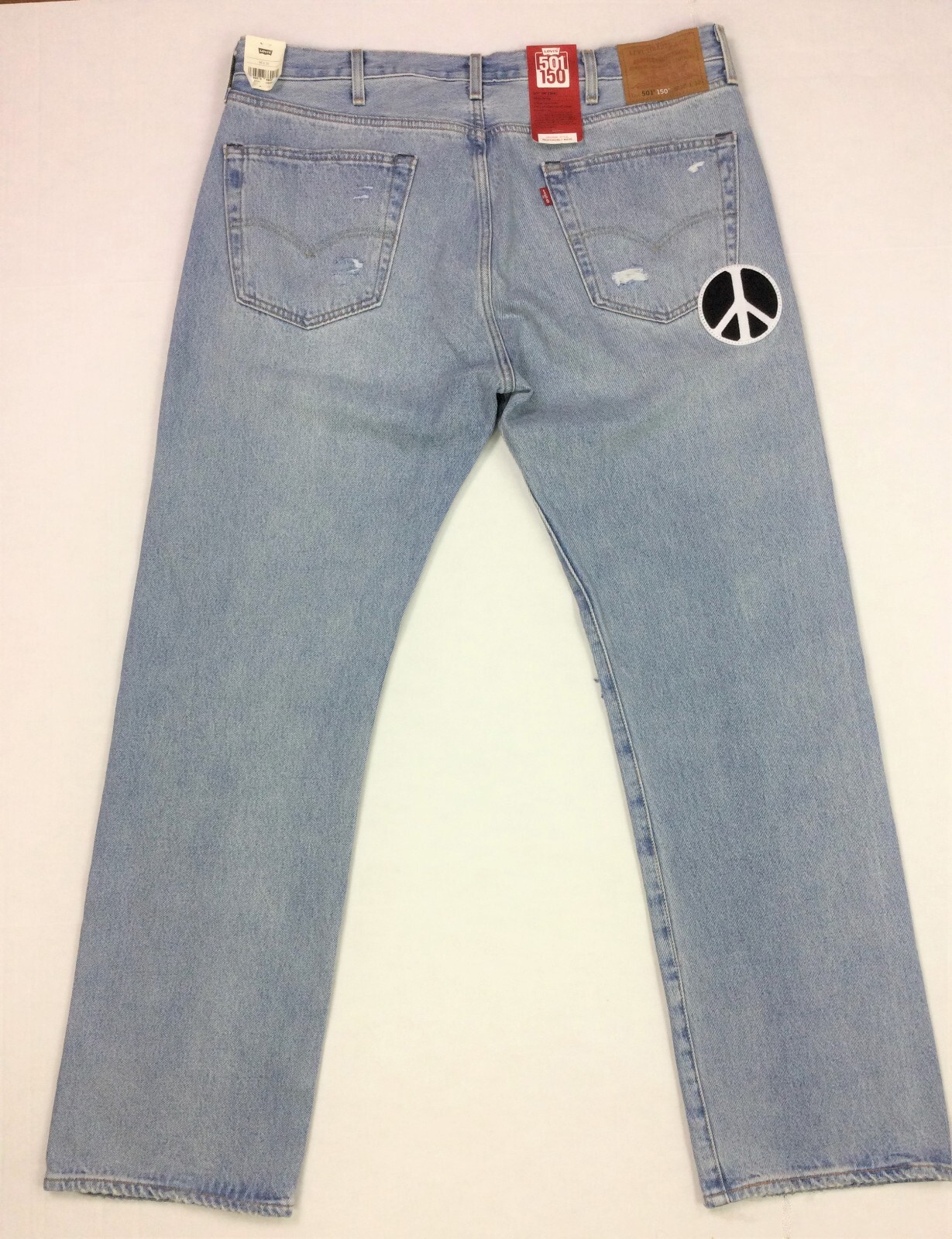Levi's Levis 501 Limited Edition Distressed Fish Bandana Patchwork Jean ...