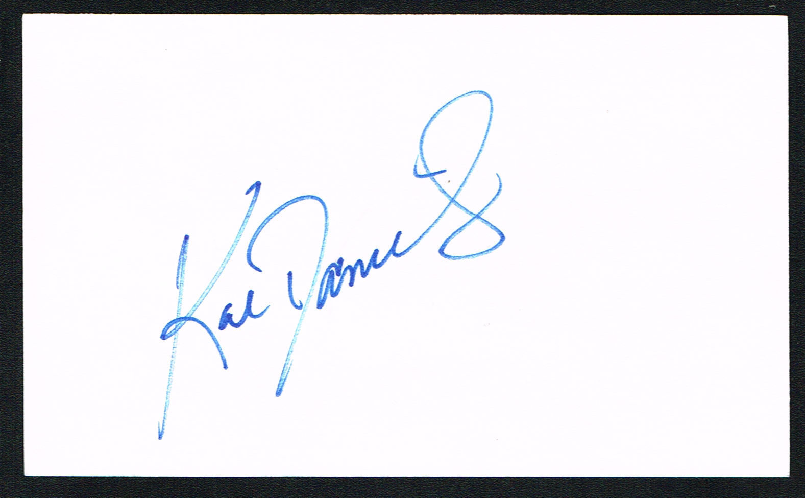Kal Daniels signed autograph auto 3x5 index card Baseball Player H2266 ...