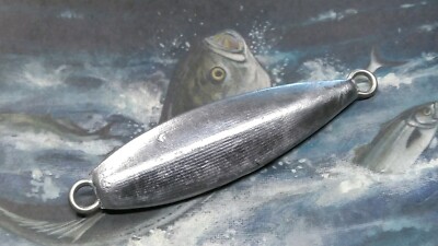 4oz 110gr flat fall slow pitch fishing jig striper tuna lures ...