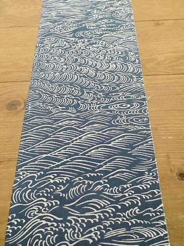 Vintage Japan BORO Old Japanese Cloth Silk Kimono Cotton Fabric Wave ...