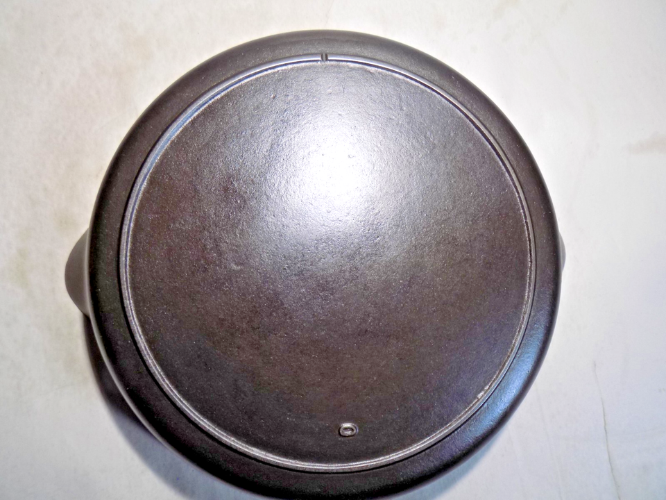 A++ Single Notch Lodge 9.5" Cast Iron Skillet-Raised M.M.-Restored ...