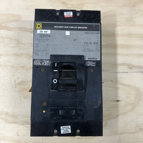 LAP36300MB-SQ D 300A AMP 3P POLE 600V 30kA@480V FEED THRU MAIN BREAKER ...