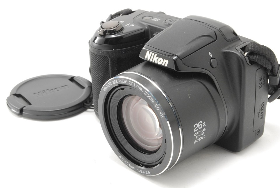 [Near MINT w/Box] Nikon Coolpix L320 16.1MP Digital Camera 26x Zoom ...