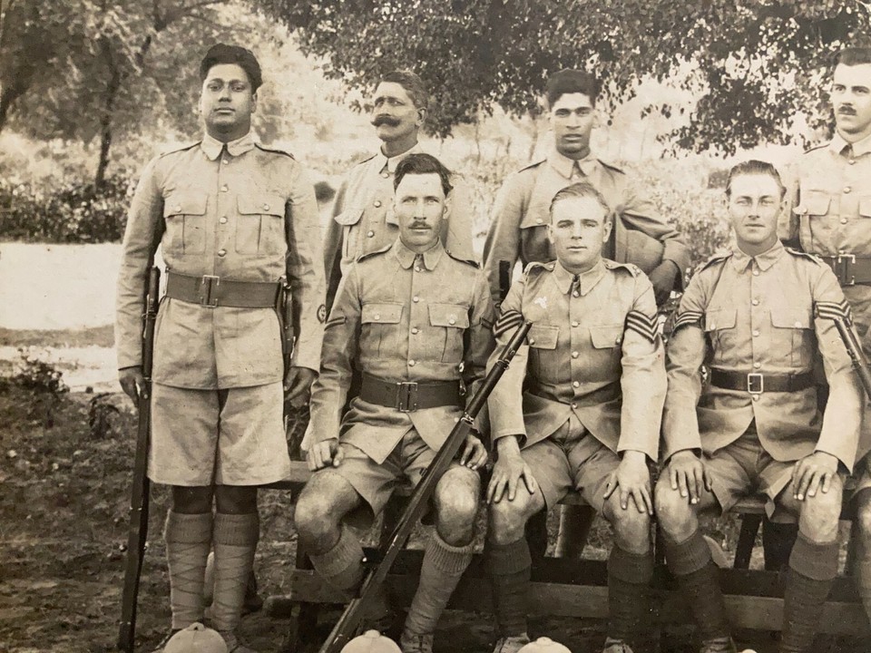 Photograph of Soldiers from a British Indian Regiment | eBay
