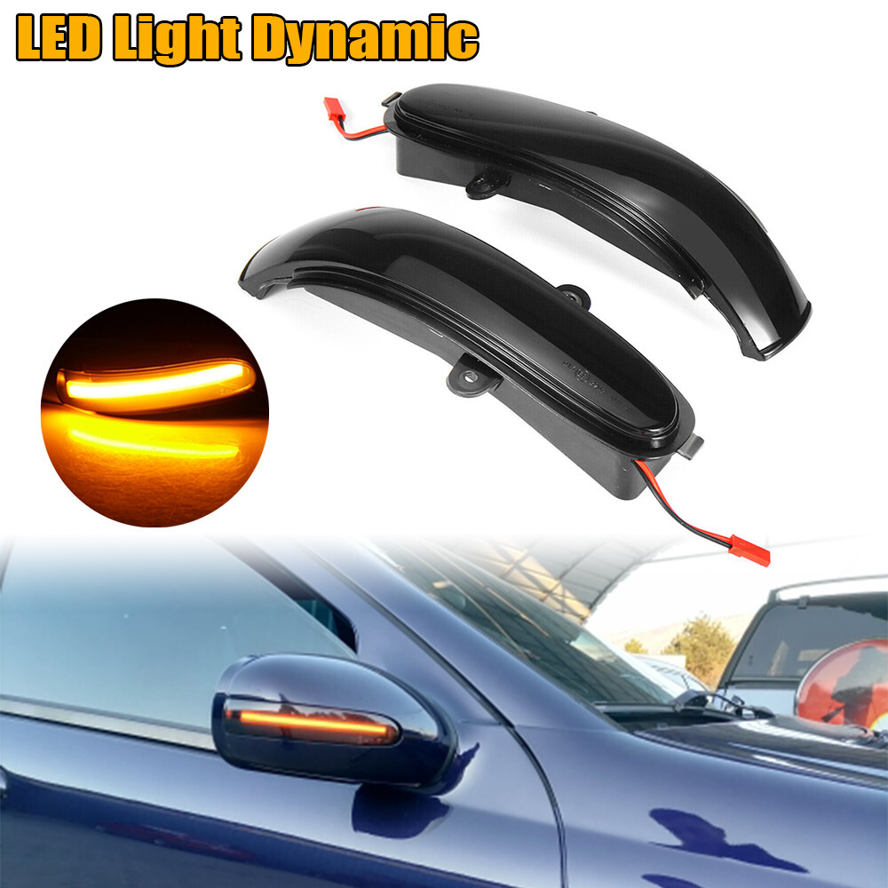 Amber LED Side Mirror Turn Signal Light For Mercedes W203 C-Class C200 ...