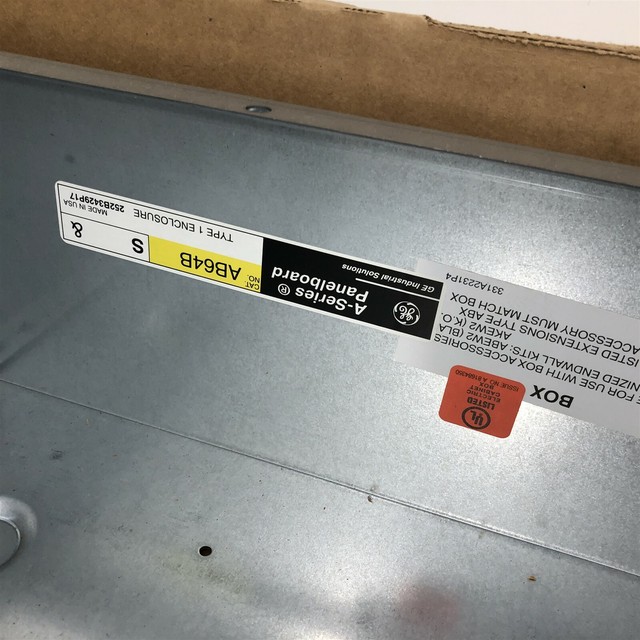 GE NNB AB64B Panel Accy NEMA Type 1 for sale online | eBay