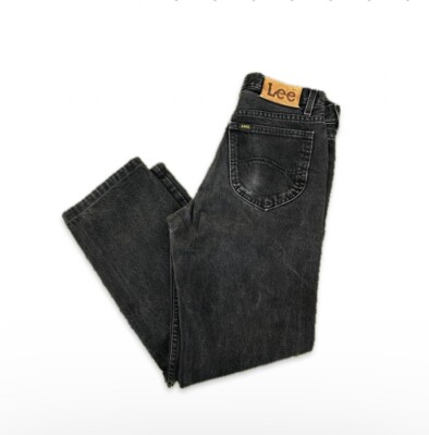 Black Vintage 90s Lee High Rise, Wide Leg Chicago Jeans, Size 30 x 34 ...
