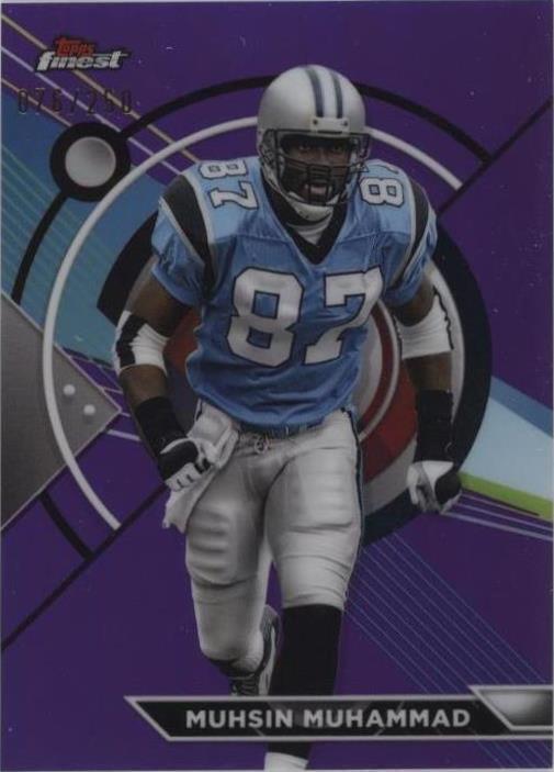 2023 Topps Composite - Topps Finest Muhsin Muhammad #164 Purple ...