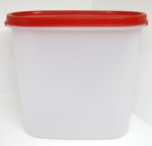 Tupperware Container with Red Lid 1613 USA 1.7 Liters | eBay