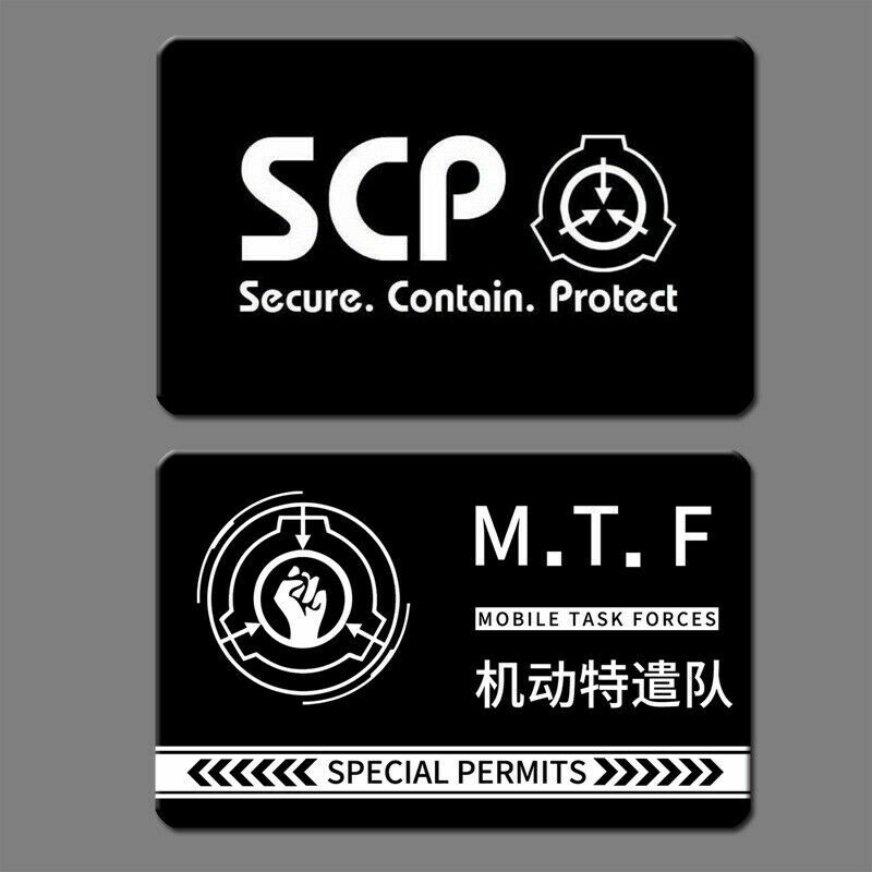 10pcs SCP Sticker CARD cosplay games gift Foundation electronic ...