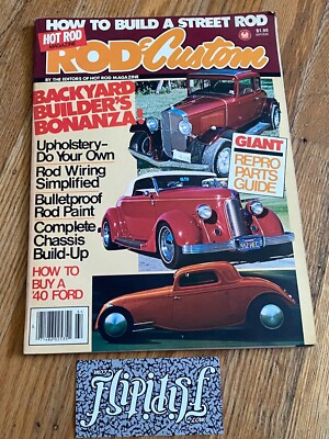 VTG PETERSEN'S HOT ROD & CUSTOM MAGAZINE HOW TO BUILD STREET ROD RARE ...