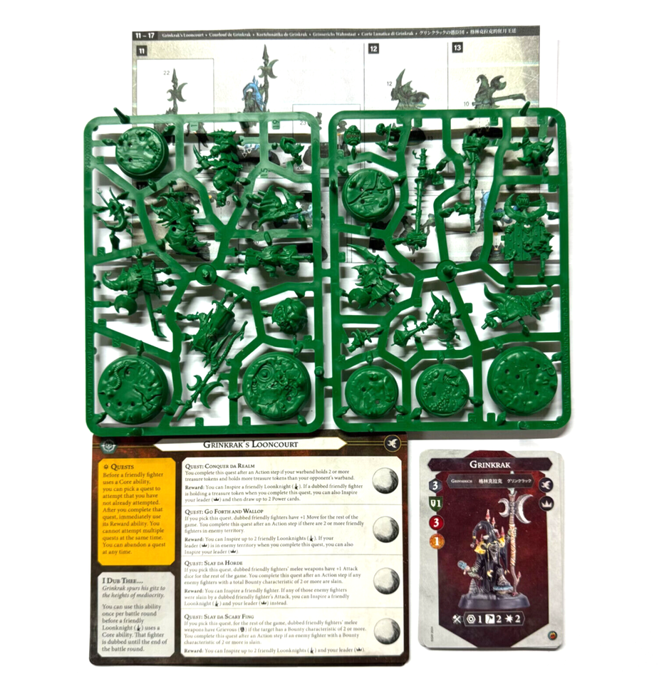 Games Workshop Warhammer Underworlds Grinkrak's Looncourt Warband ...