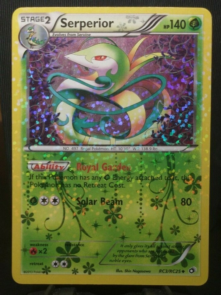 Serperior RC3/RC25 LP/NM Radiant Collection Legendary Treasures Pokemon ...