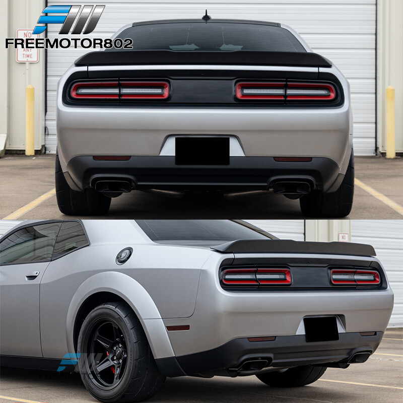 Rear Wing Spoiler 2023 Dodge Challenger Srt Hellcat Black Ghost Trunk ...