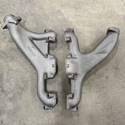 1968-69 FIREBIRD RA IV II LONG BRANCH EXHAUST MANIFOLDS ROUND PORT ...