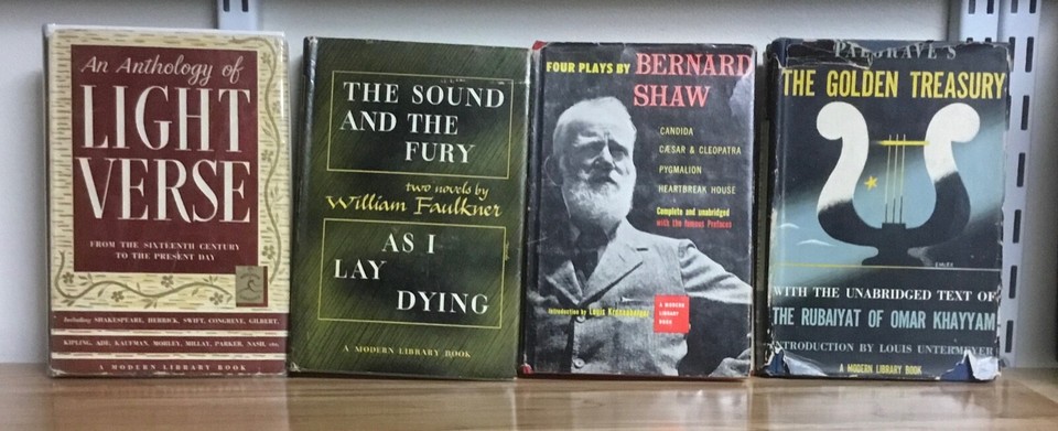 Lot of 7 Books: Modern Library Vintage Hardcovers with dust jackets ...